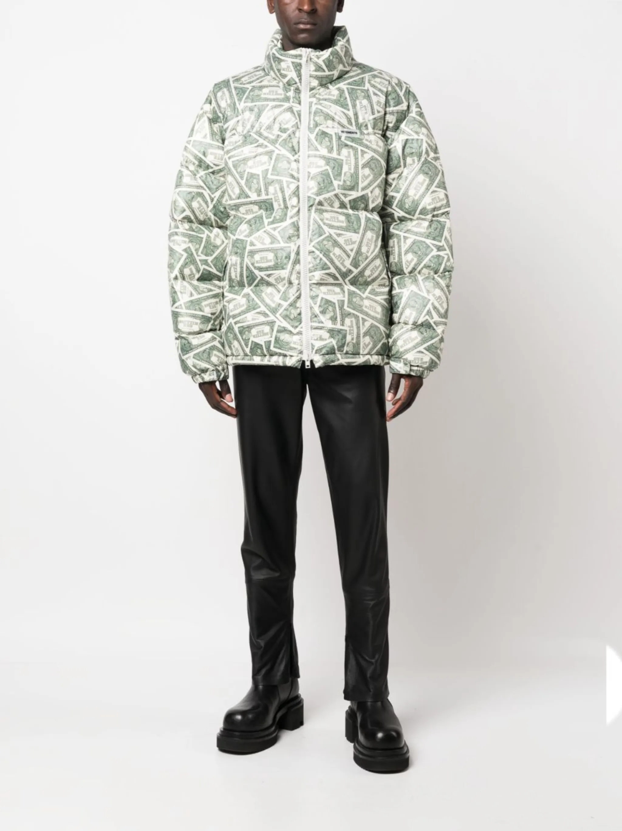VETEMENTS money-print puffer jacket | Eraldo.com US