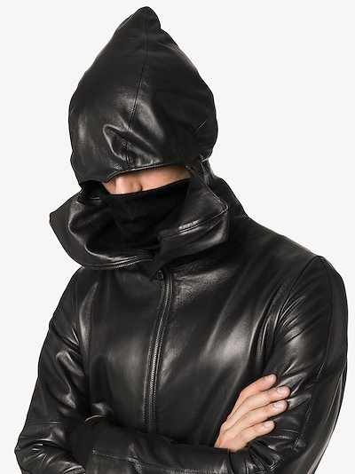 Vexed Generation ninja hood leather jacket | Browns