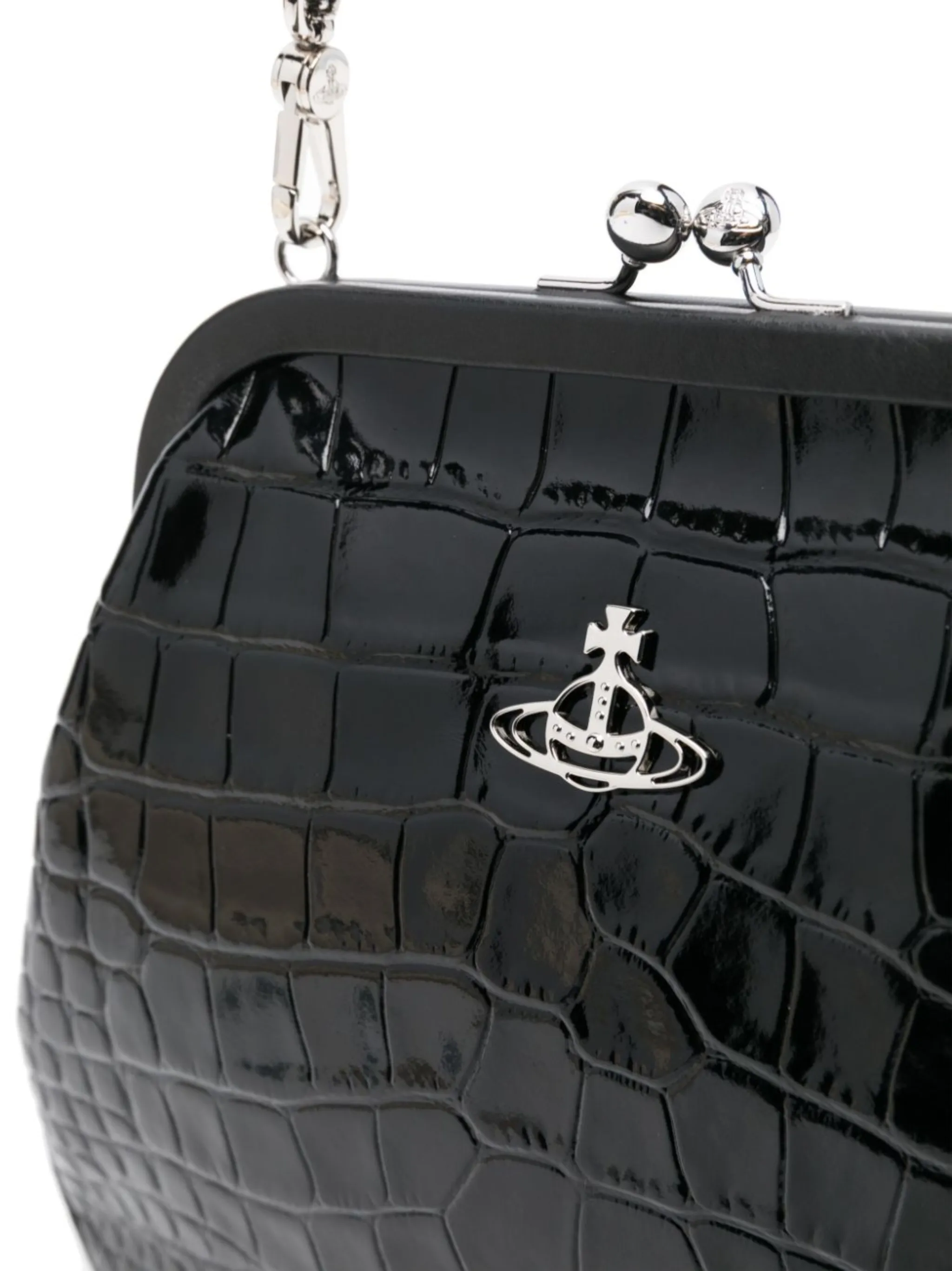 Vivienne Westwood croc-embossed clutch bag | Eraldo.com US