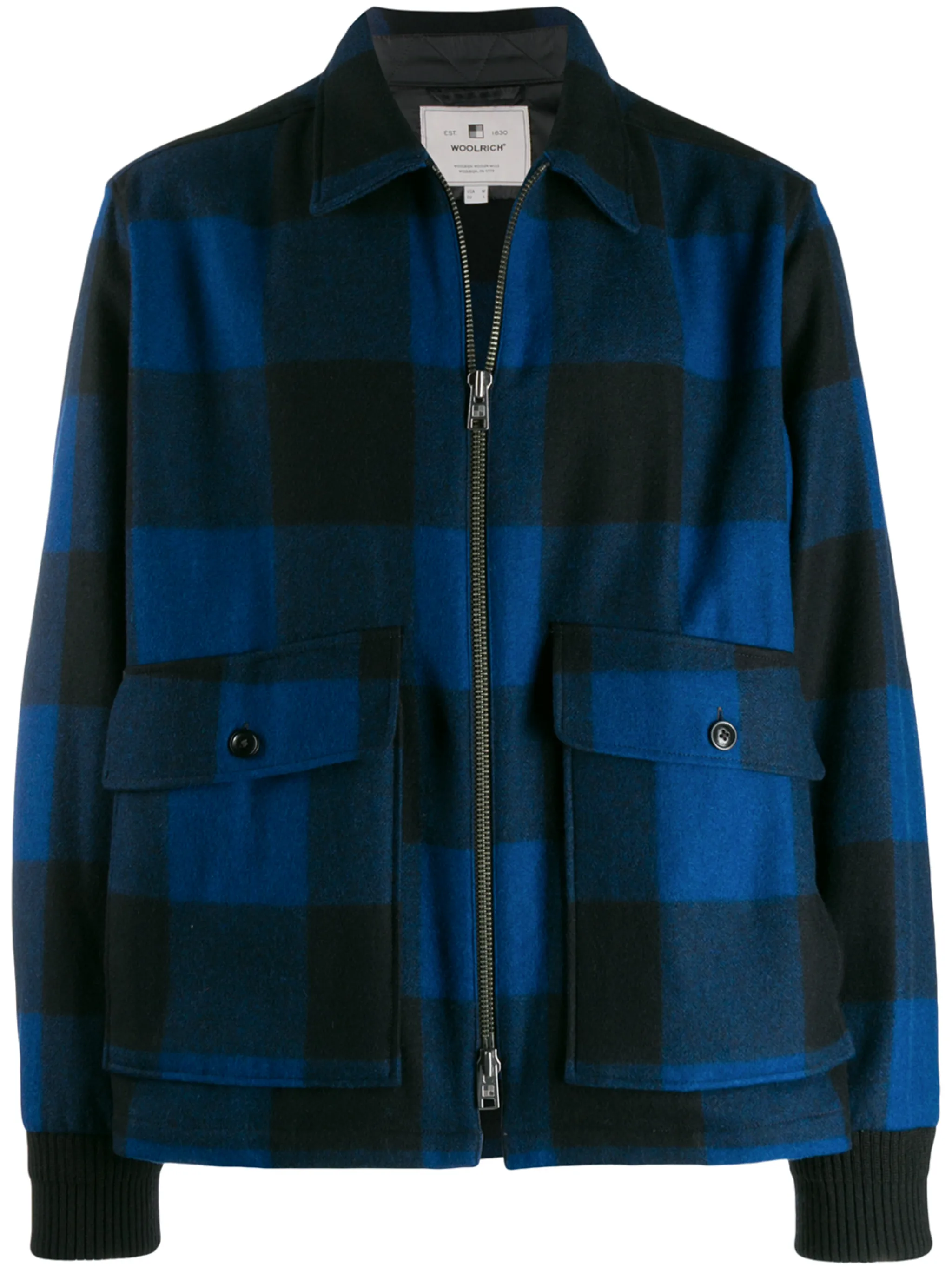 Woolrich gingham check jacket | Eraldo.com US