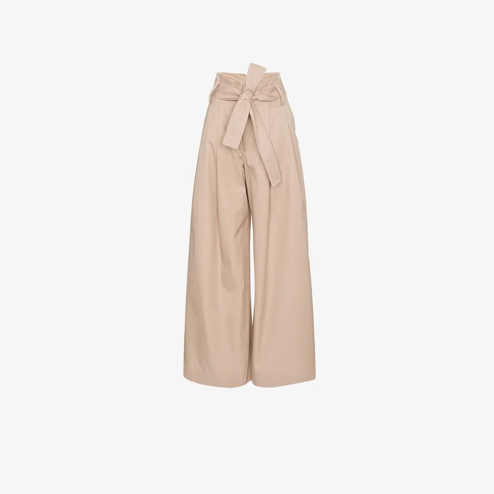 Wright Le Chapelain Oxford Bags wide-leg trousers | Browns