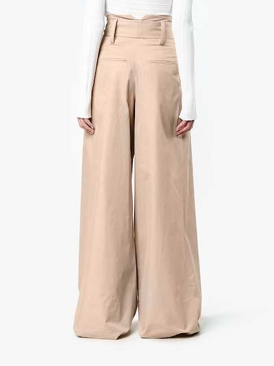 Wright Le Chapelain Oxford Bags wide-leg trousers | Browns