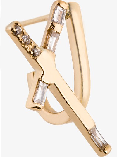 Xiao Wang criss-cross earring | Browns