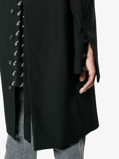 Y/Project double breasted coat with buttoned back | Browns